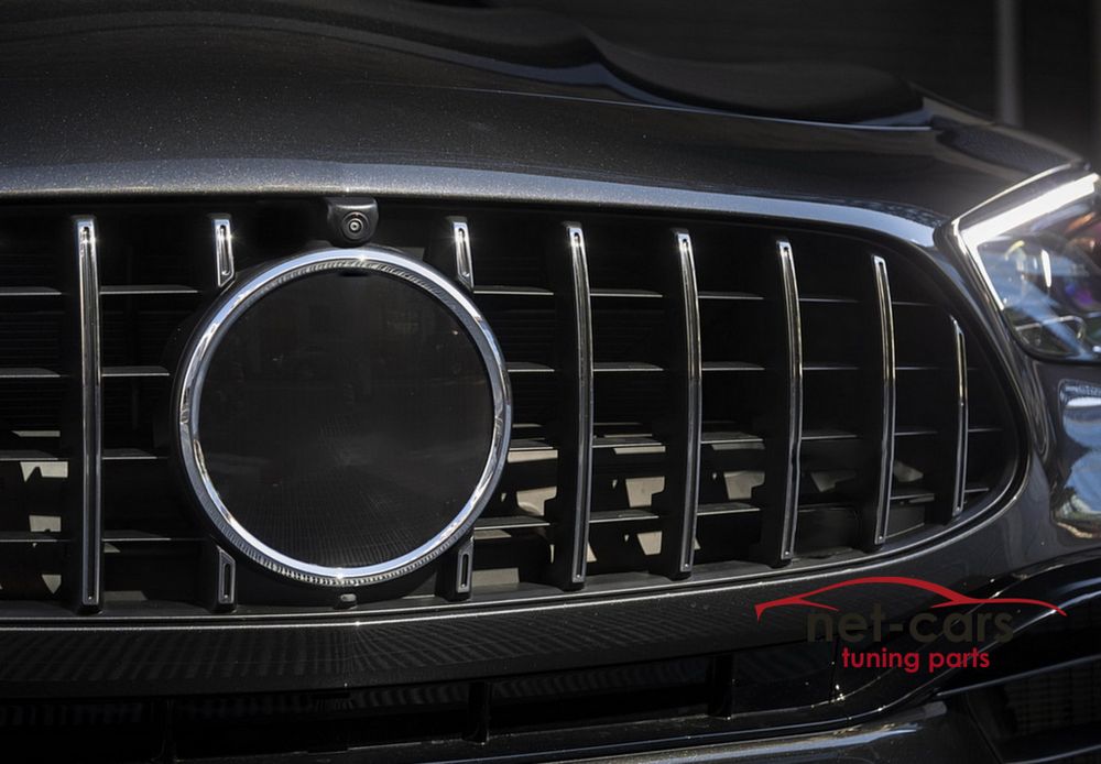 Grill MERCEDES W213 S213 C238 A238 LIFT 20- GT R AMG Czarny chrom ...
