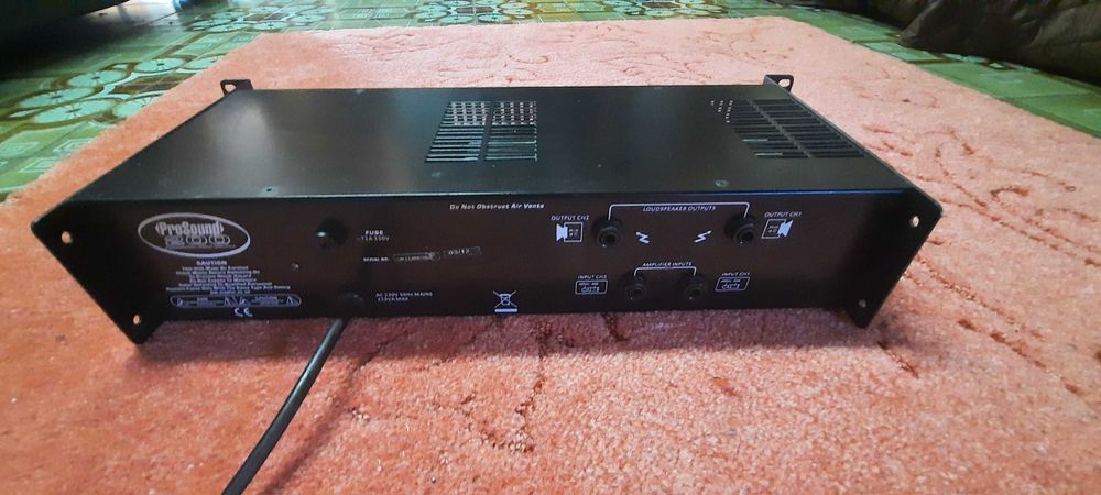 Amplificador ProSound 200 Professional Power Amplifier Santo André de ...