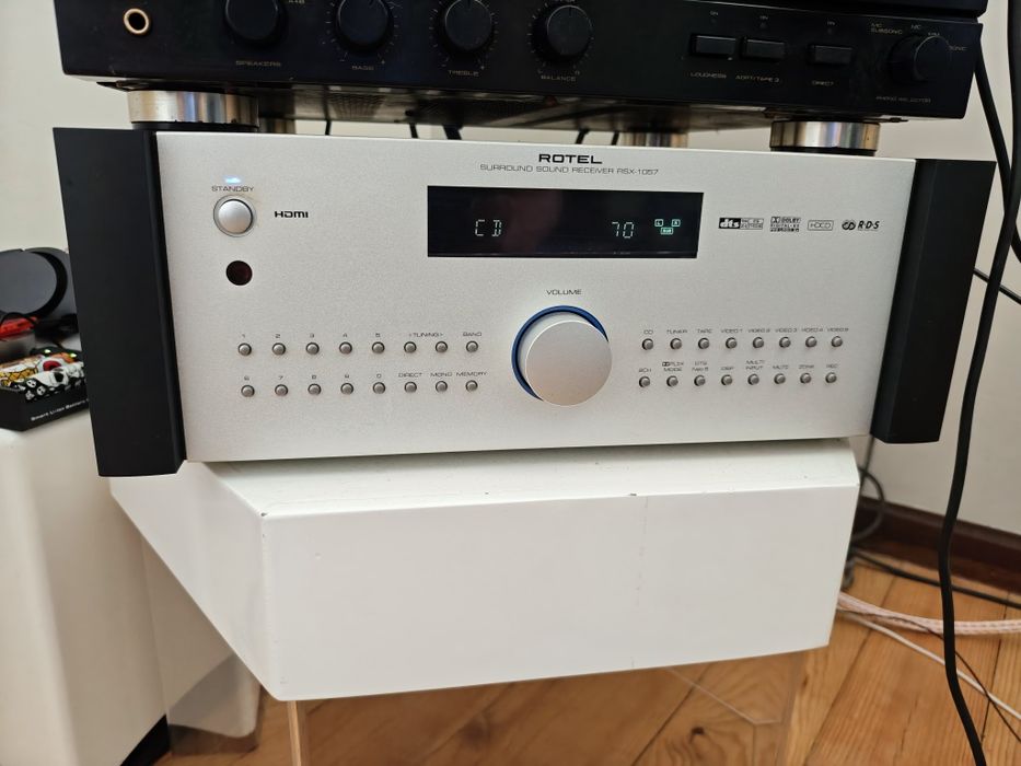 Amplificador AV Rotel RSX-1057 – Som Hi-Fi com Alma! Nogueira da ...
