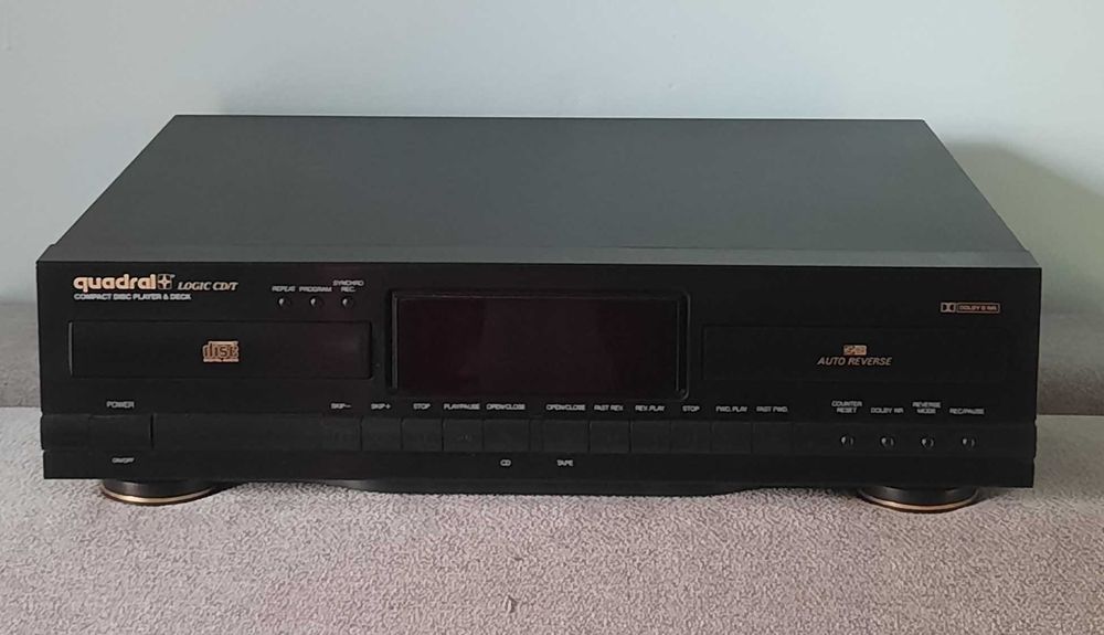 Unikalny QUADRAL Logic CD/T CD i magnetofon w jednym w pięknym stanie Kraków Prądnik Biały • OLX.pl