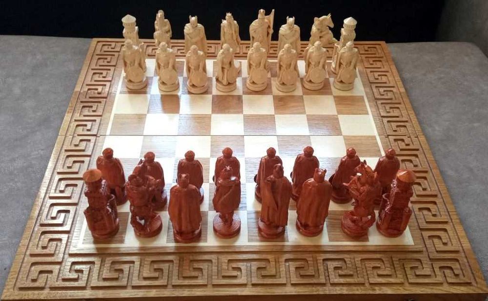 Шахматы резные ручной работы "Рыцари": 9 800 грн. - Настольные игры ...