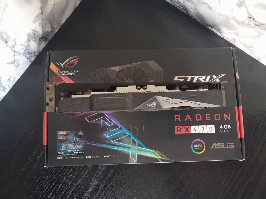 Відеокарта Asus Rog strix rx 470 4gb: 2 000 грн. - Комплектуючі та ...