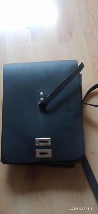 Mapnik wojskowy skórzany Wrocław Krzyki • OLX.pl