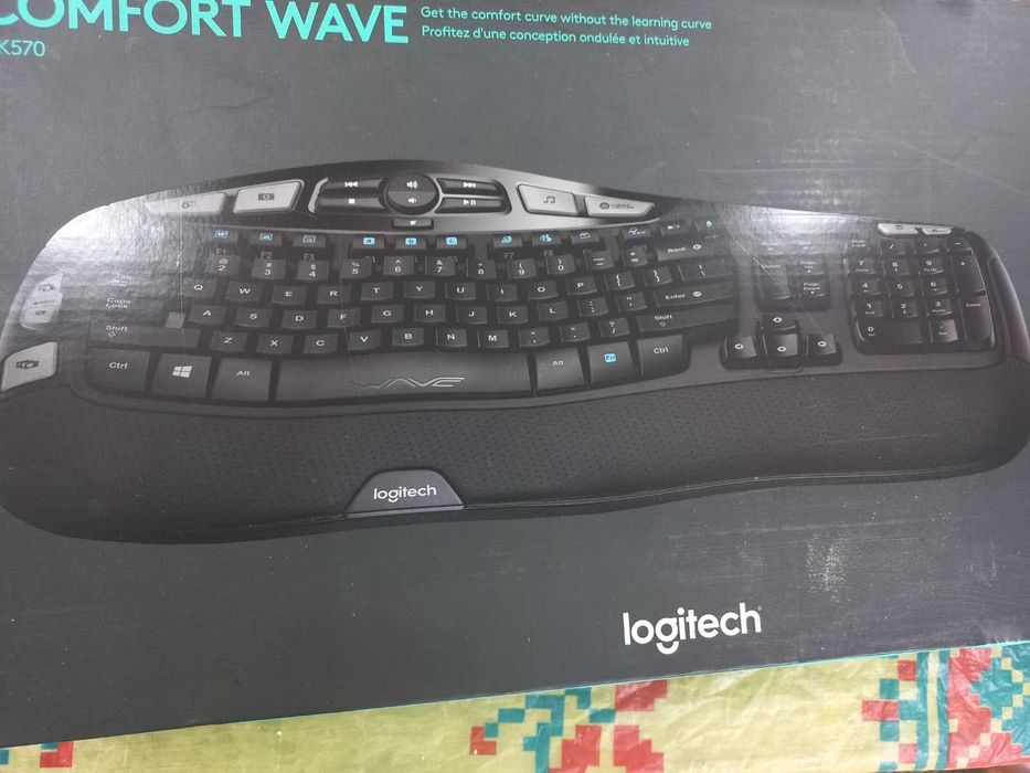 Клавіатура мишка бездротова Logitech comfort wave mk570 Комплект новий ...