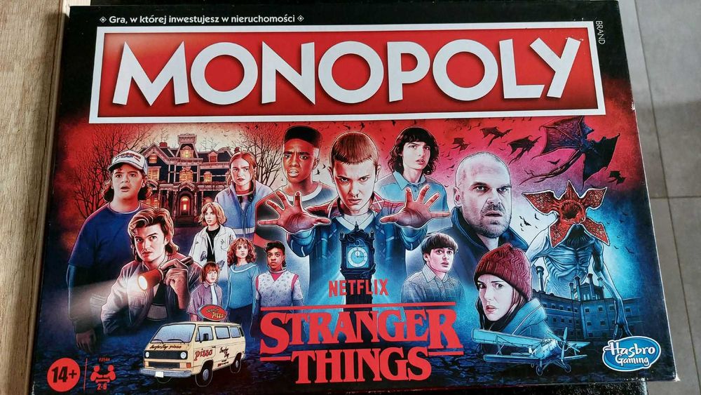 Gra Monopoly Stranger Things Hasbro NOWA Kraków Dębniki • OLX.pl