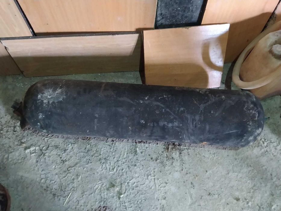 Walec do trawy z butli CNG wszystkie elementy 80kg butla zbiornik ...