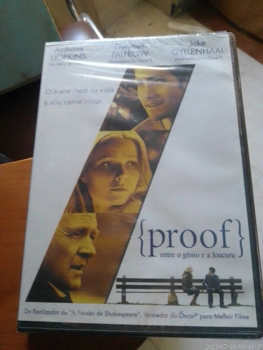 Dvd NOVO Proof - Entre o Génio e a Loucura SELADO Filme Jake Paltrow ...