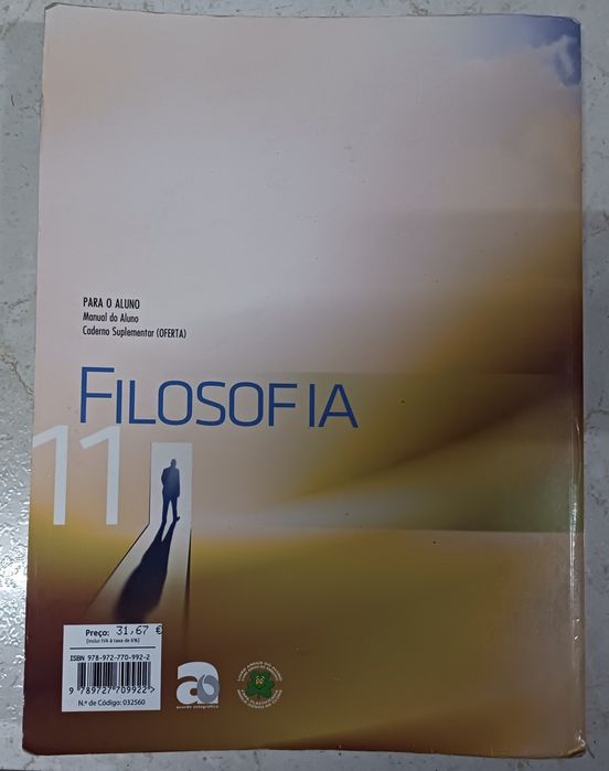 Manual Filosofia 11° Ano Avenidas Novas • OLX Portugal