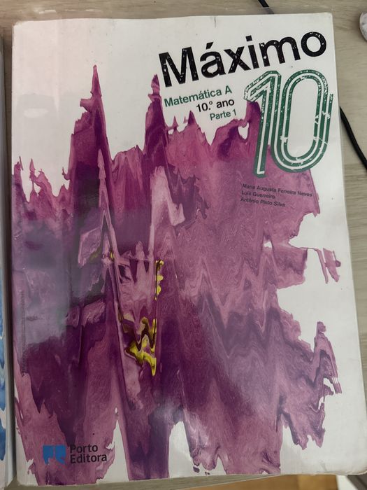 Manual maximo 10ano e caderno de fichas Cacém E São Marcos • OLX.pt