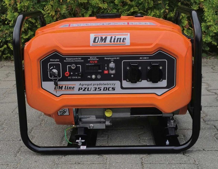 Agregat prądotwórczy 3,1 kW 1-fazowy OM Line PZU 35 DCS OD RĘKI !!! Poddębice • OLX.pl