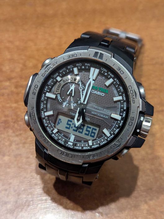 Часы Casio ProTrek PRW-6000. Солнечная батарея: 12 500 грн. - Наручні ...