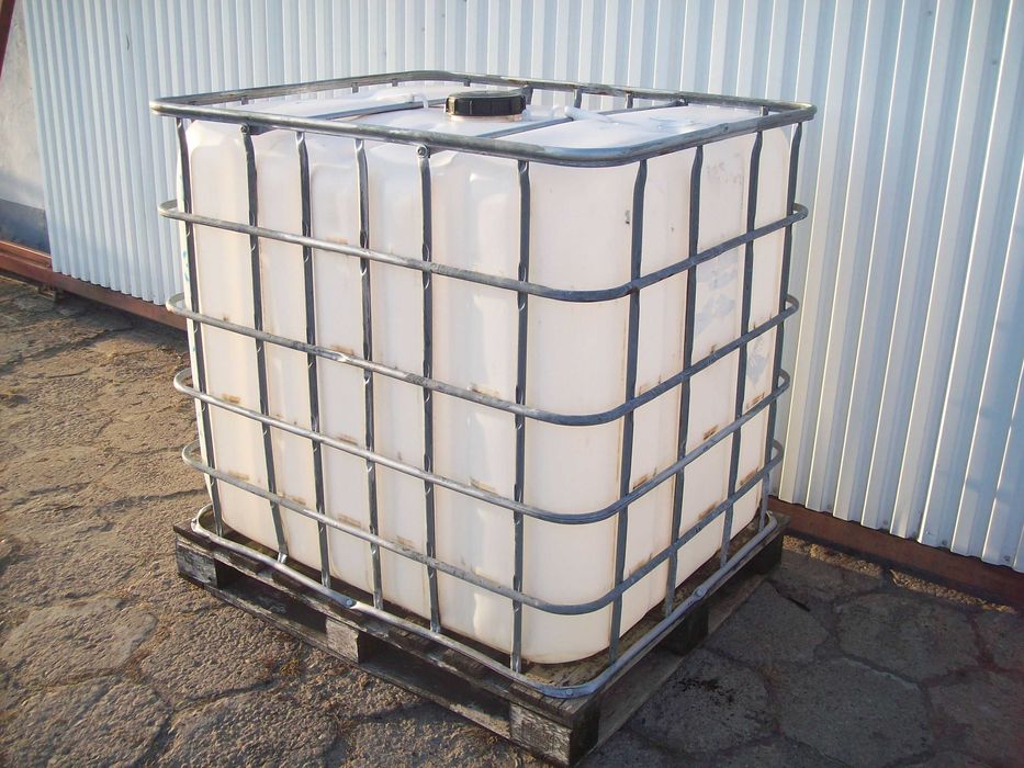 MAUZER zbiornik 1000L zbiornik na wodę czysty beczka na palecie Lublin • OLX.pl