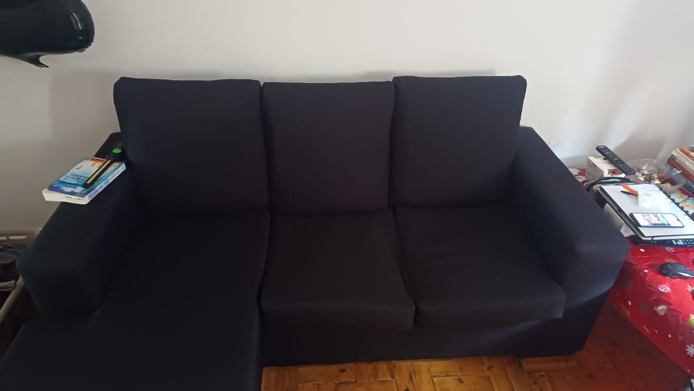 Sofá com chaise long Pernes • OLX.pt
