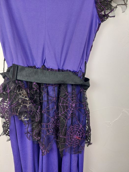 Sukienka przebranie czarownica wiedźma rozmiar 152 cm. GH134 Zabrze ...