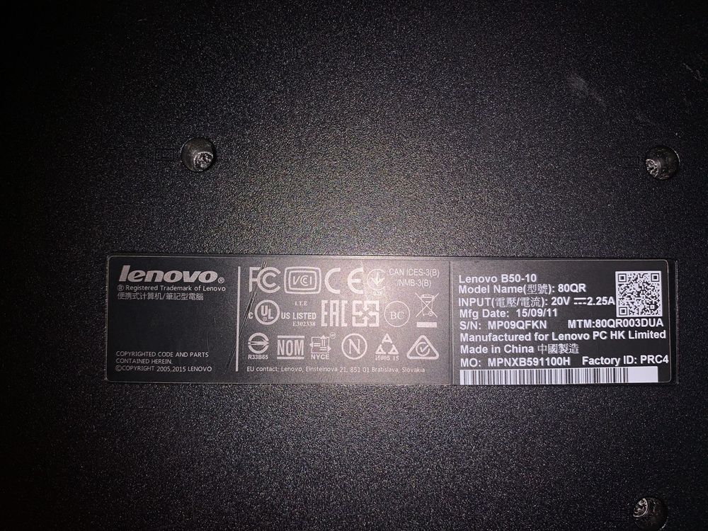 Ноутбук LENOVO B50-10: 2 000 грн. - Ноутбуки Харків на Olx