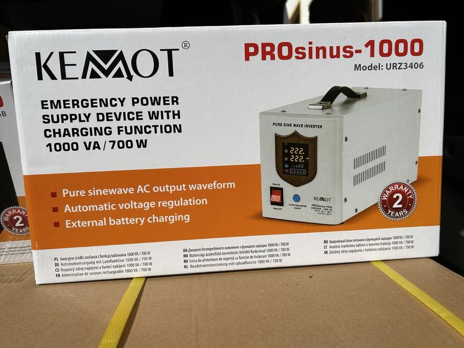 Источник бесперебойного питания KEMOT PROSINUS 800 12V/230V: 100 ...