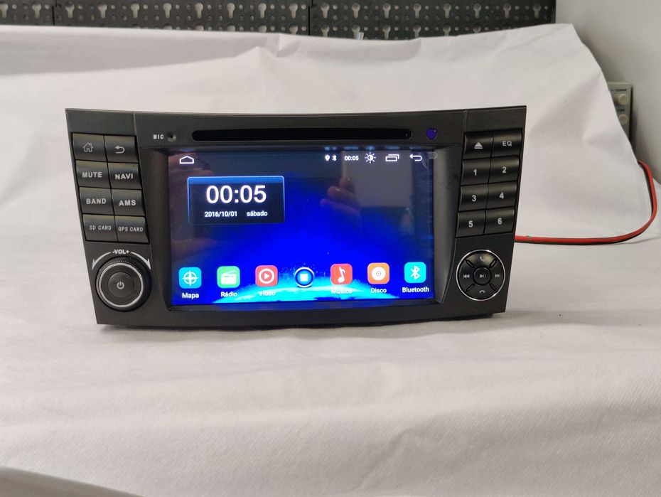 Radio 2 DIN Android 11 para Mercedes Classe E W211 - CD DVD Novo São Mamede De Infesta E Senhora ...