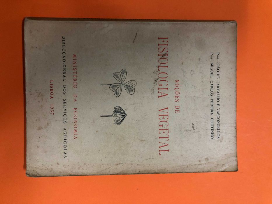Noções de fisiologia vegetal - Prof. João de Carvalho e Vasconcellos ...