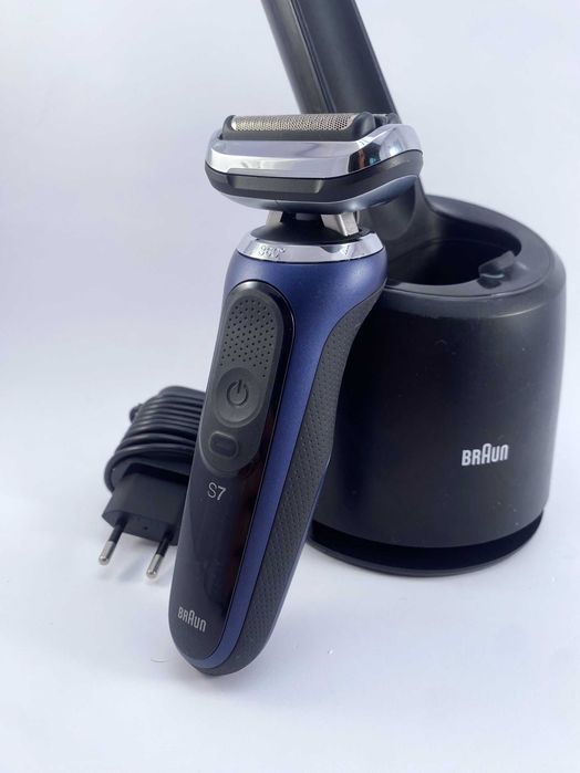 НОВА! Електробритва braun s7 series 7 браун темно синя Німецька якість ...
