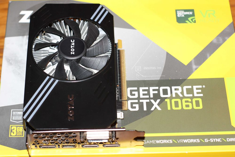 Karta Graficzna Zotac GeForce GTX 1060 Mini Wrocław Fabryczna • OLX.pl