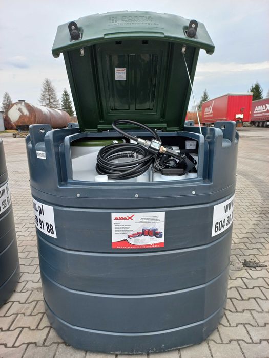 Zbiornik na paliwo 1500 litrów diesel ropa olej napędowy FORTIS dwupł ...