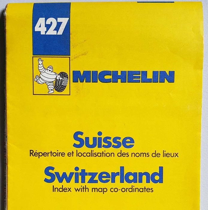 427 Michelin Suisse Schweiz Switzerland Svizzera Mapa Warszawa ...