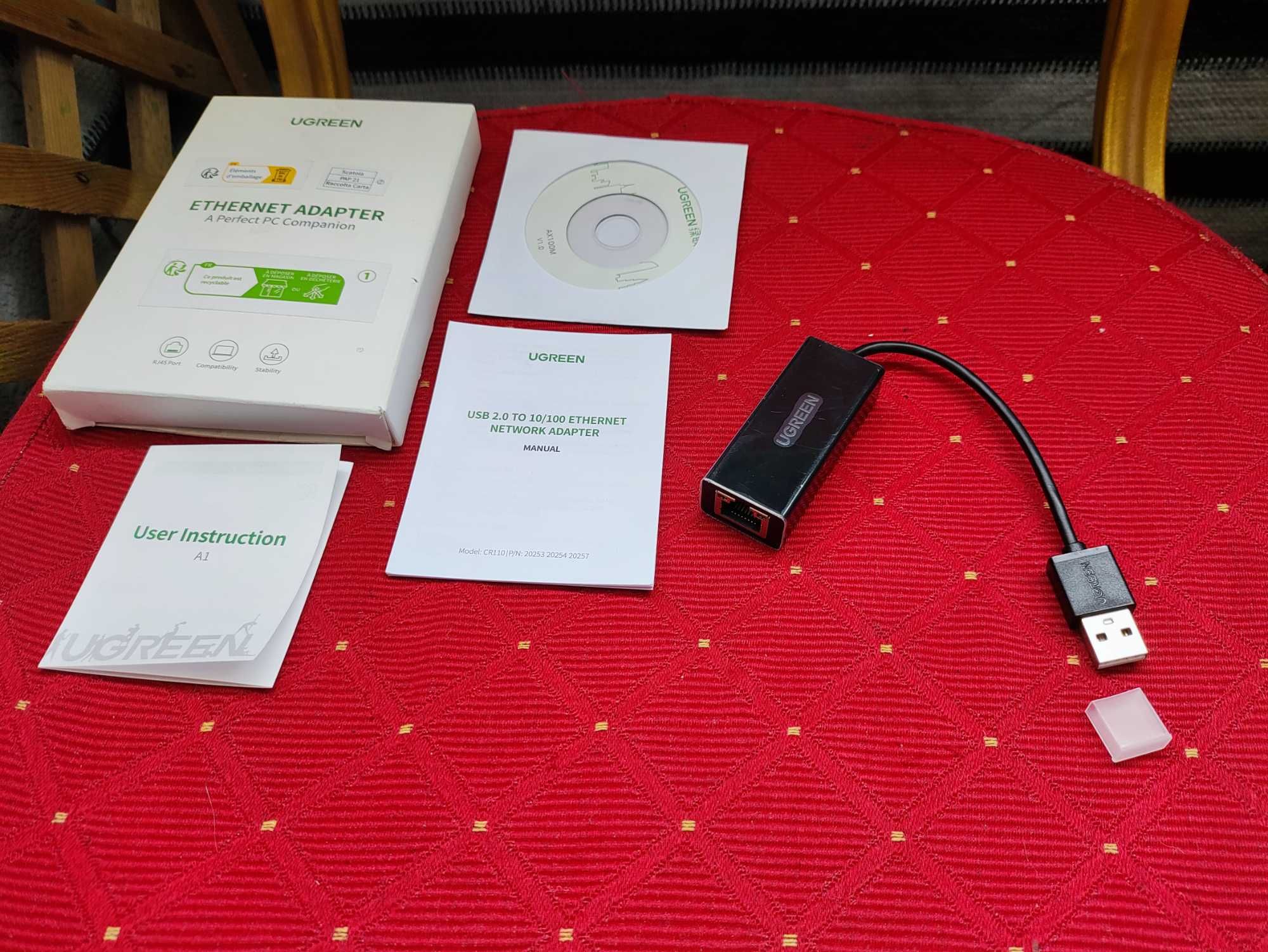 Karta Sieciowa UGREEN Adapter USB Lan RJ45 Ethernet zewnętrzna ... Karta Sieciowa UGREEN Adapter USB Lan RJ45 Ethernet zewnętrzna ...