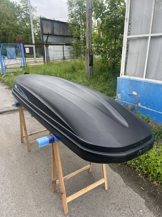 Box dachowy Thule Pacific 700 420L + bagaznik dachowy thule Wadowice • OLX.pl