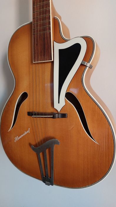 Gitara akustyczna archtop Musima Herrnsdorf vintage antyk DDR Lubin ...