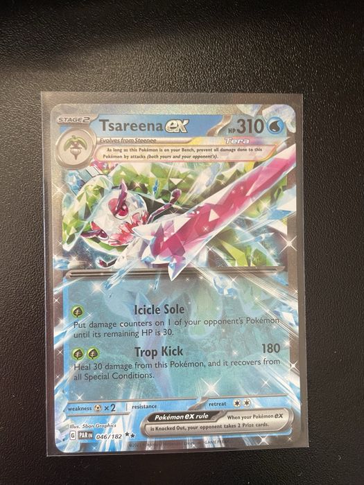 Karta pokemon Paradox Rift Tsareena Ex 046/182 Częstochowa Błeszno • OLX.pl