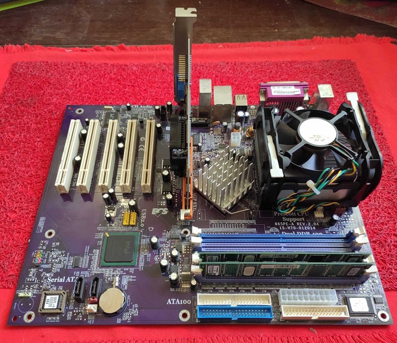 ECS Elitegroup 865PE-A (rev 2.0) + NVIDIA GeForce2 MX 400: 399 грн ...