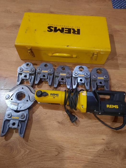 Zaciskarka do rur REMS PowerPress SE + szczęki M Ćwiklice • OLX.pl