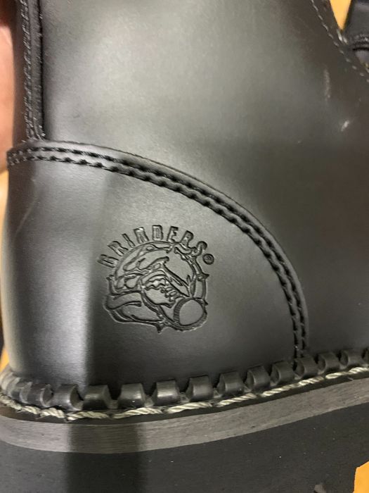 Черевики стальний носок GRINDERS Stag 36-49 BLACK 100% ШКІРА оригінал ...