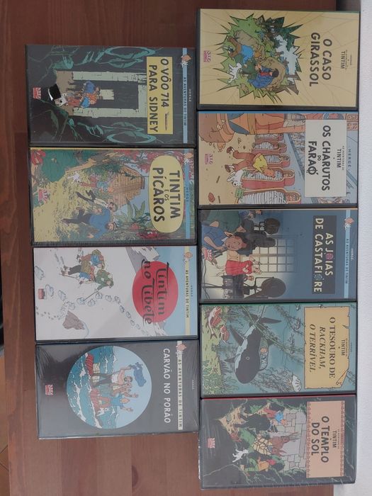 NOVOS e Selados - Tintim VHS (9U) Parque das Nações • OLX Portugal