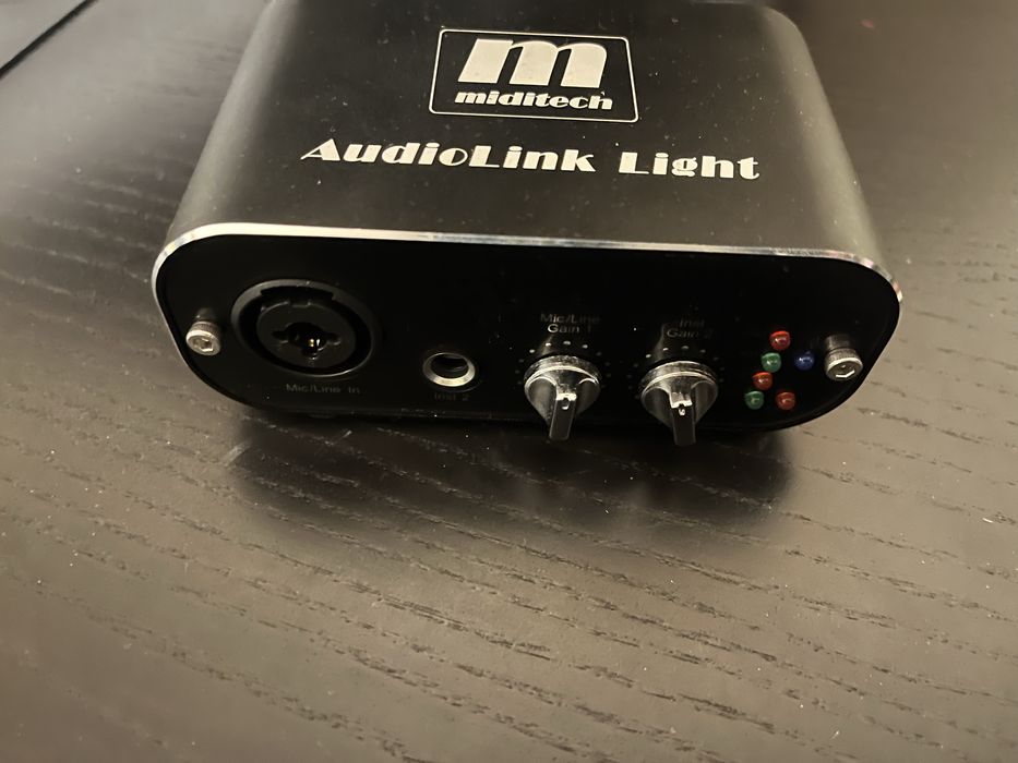 Audio interface miditech audio link light Paredes • OLX.pt