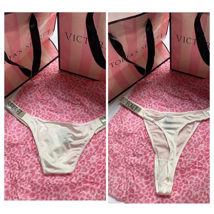 Gładkie satynowe stringi vs victoria secret rozmiary kolory Kraków ...