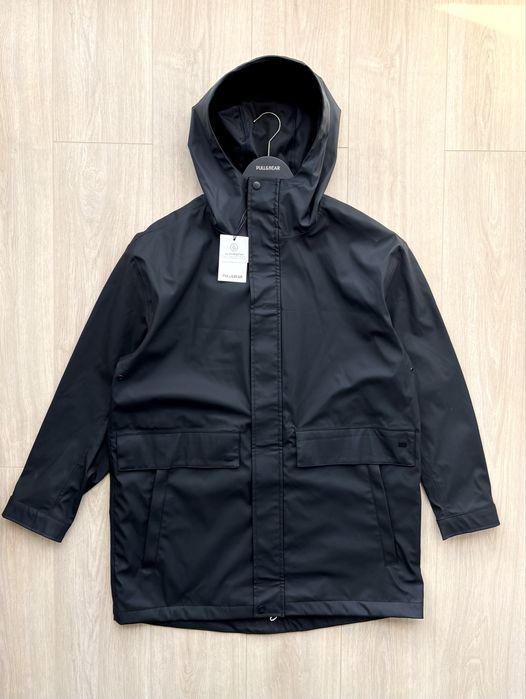 Дощовик Pull&Bear (L) Rain Jacket Оригінал Ветровка Куртка Тренч Дождь ...
