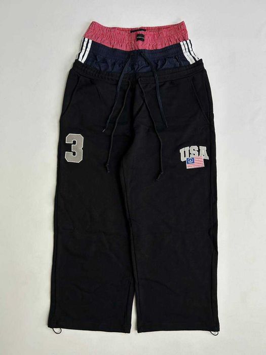 Штани Project GR 3 пояса waist sweat pants чорні штаны спортивки M L: 2 ...