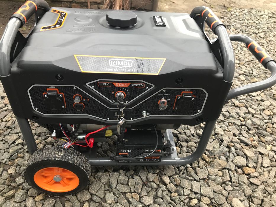 Генератори Kimol 3.5квт. 6.5квт. Електро стартер. 100% мідна обмотка ...