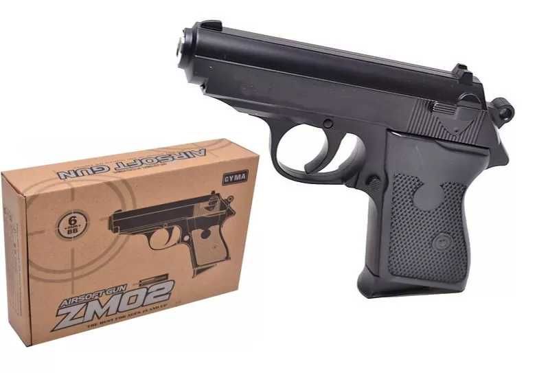 Игрушечный пистолет ZM 02 металл Walther PPK ПМ Оригинал CYMA: 589 грн ...