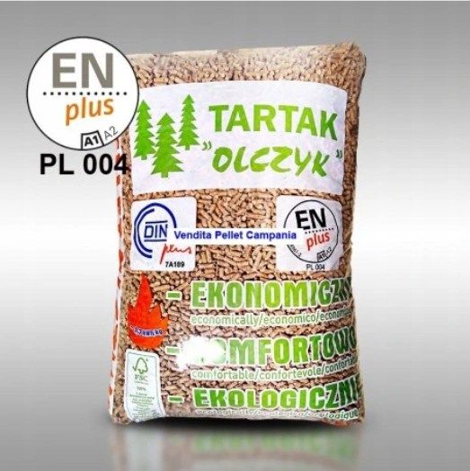 Pellet OLCZYK pelet drzewny sosnowy Tartak Olczyk WOREK 15 KG qt ...