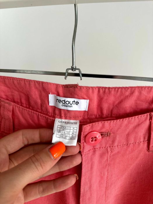 Spodnie damskie 7/8 lniane 36 S LA REDOUTE SPG001 Bielsko-Biała • OLX.pl