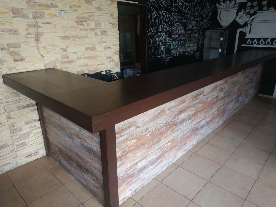 Барна стійка кавярня розібрана бар прилавок меблі барная стойка кафе 24 900 грн Кухонні