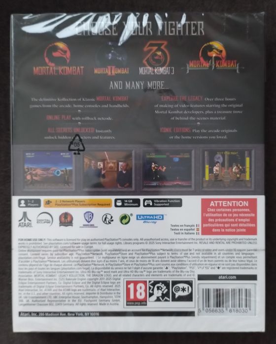 MORTAL KOMBAT Legacy Kollection na PS5 / NOWA w folii Skórzewo • OLX.pl