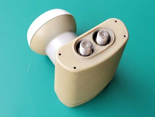 Konwerter do anteny satelitarnej, podwójny LNB Twin MTI AP82-T2F ...