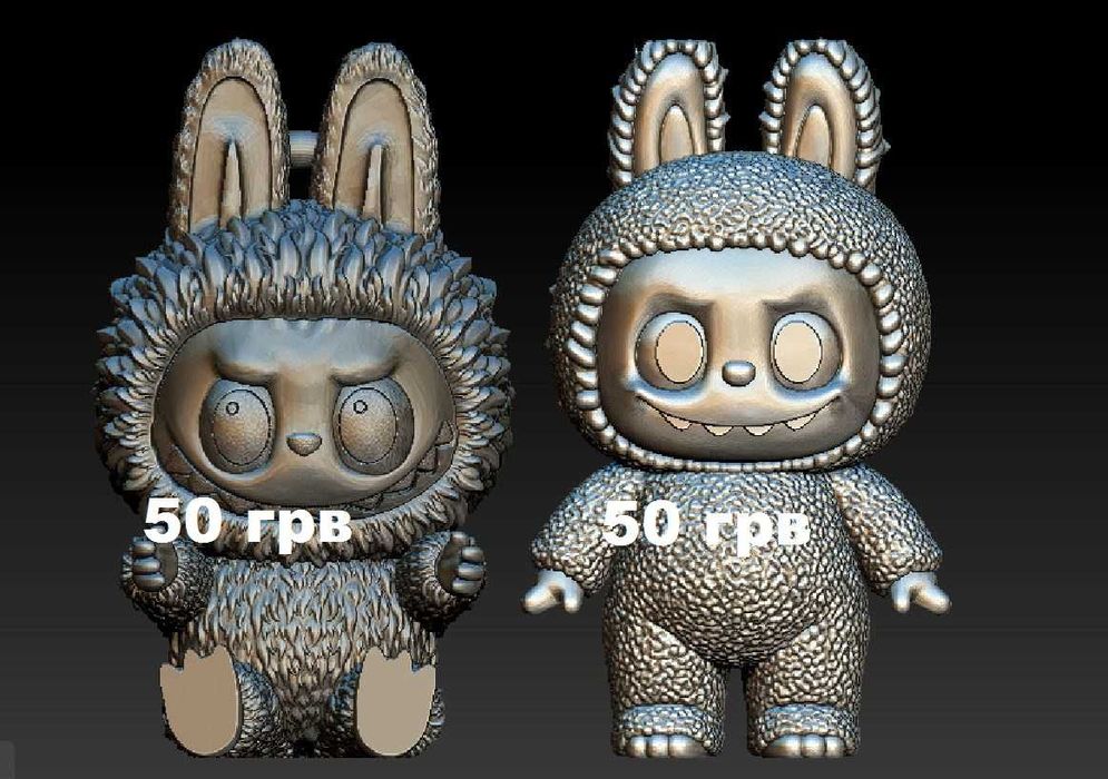 3д моделирование Продам 3д модели LABUBU ЛАБУБУ: 100 грн. - Поделки / рукоделие Бобровка на Olx