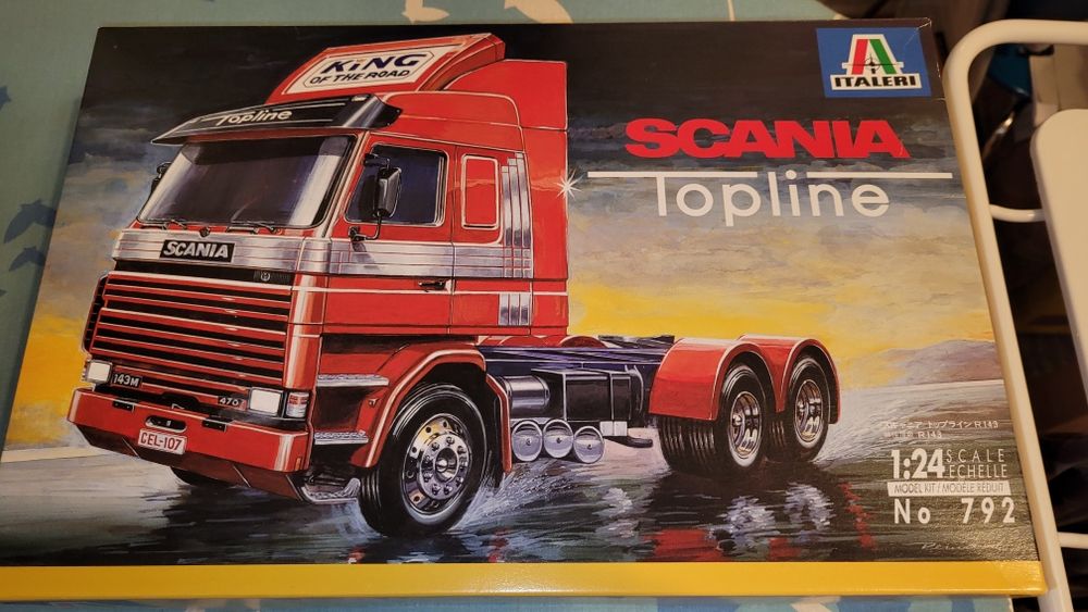 1:24 Italeri Scania 143R 1/24 Scania Topline 143 R Italeri 792 Nowa Sól ...