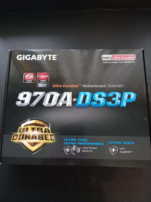 Płyta główna Gigabyte 970A-DS3P, Ultra durable, Socket AM3+ Ostrowiec Świętokrzyski • OLX.pl