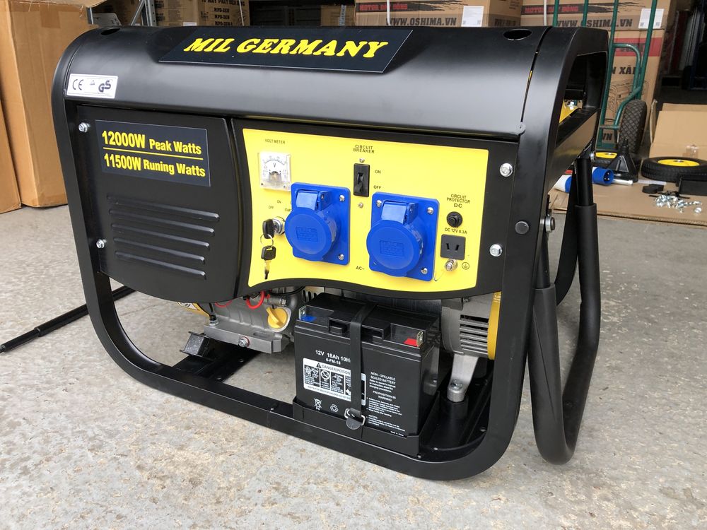 Генератор Mil Germany 16 HP 8 кВт медная обмотка AVR электростартер: 28 ...