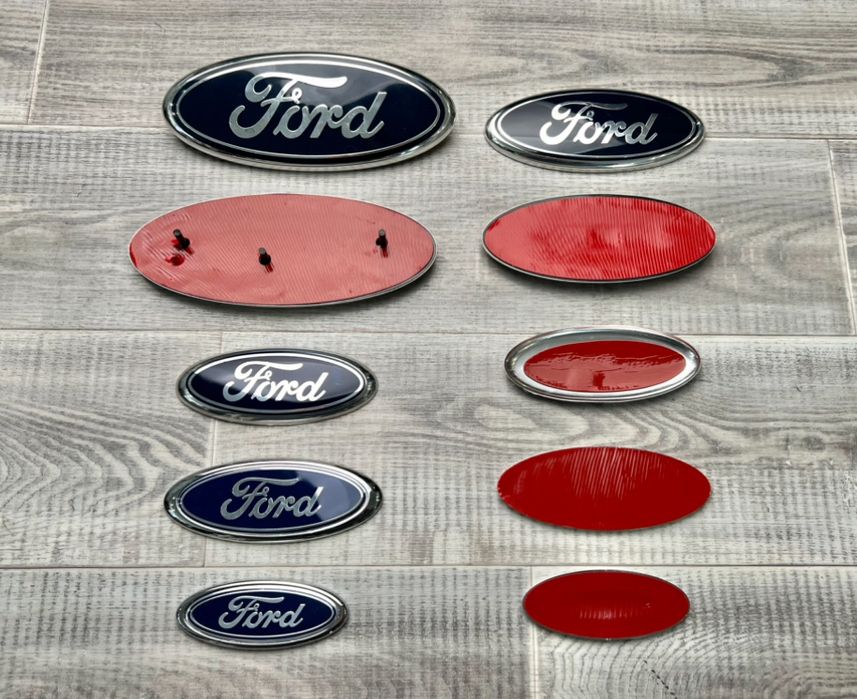 Емблема значок логотип Форд эмблема Ford на решітку, на багажник: 265 ...